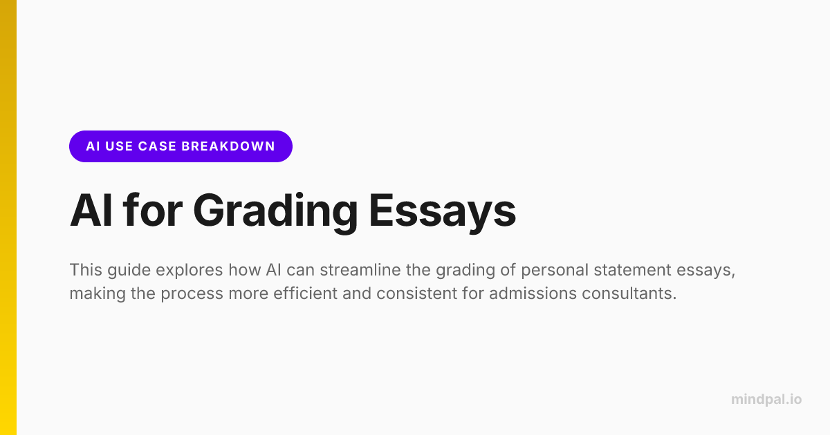 The Ultimate Guide to Grading Personal Statement Essays with AI ...